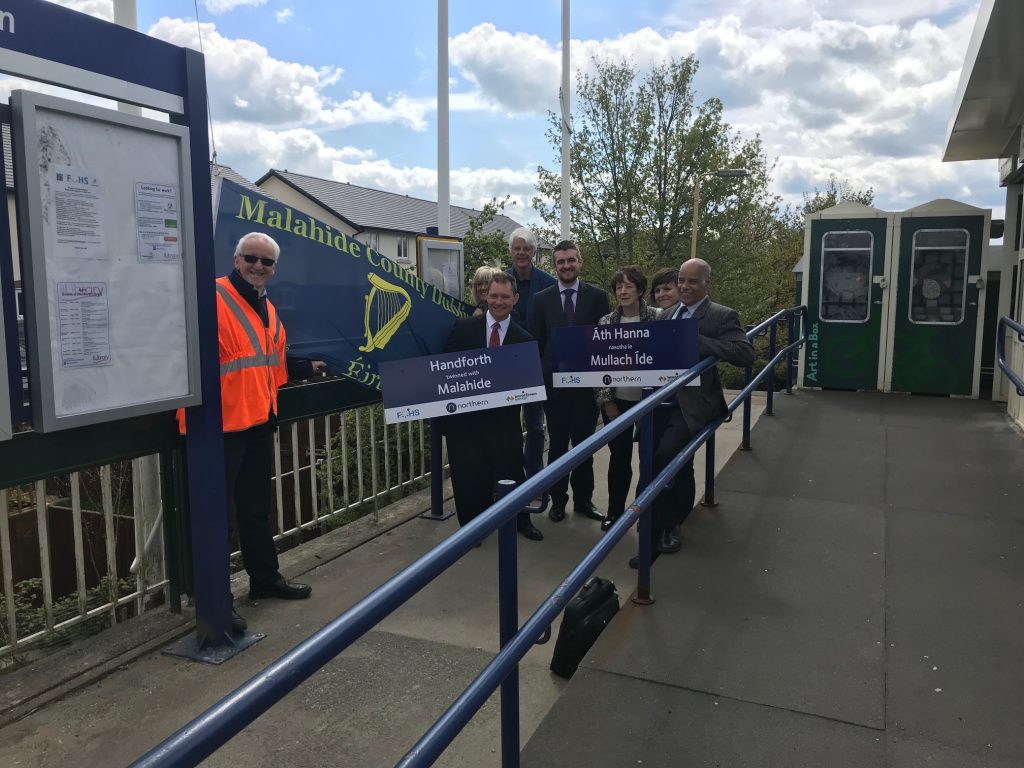 Handforth Station Gets an International Twin - Cheshire Best Kept Stations