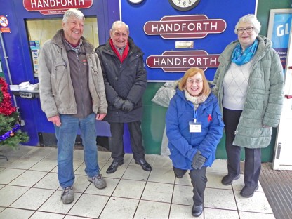 Restoration of Historic Name Totems at Handforth Station
